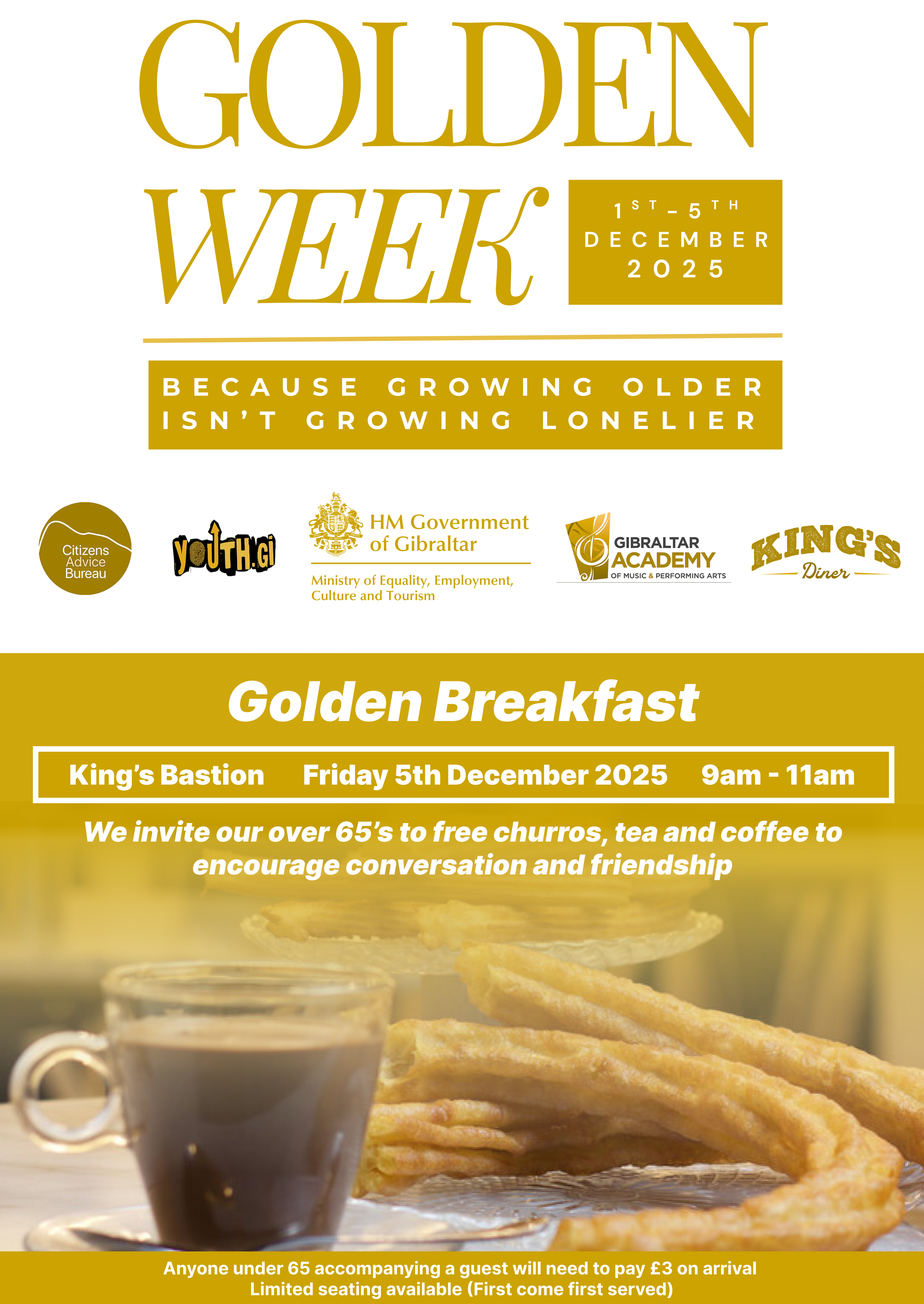Golden Week 2025- 1st – 5th December 2025 - Because getting older doesn ...
