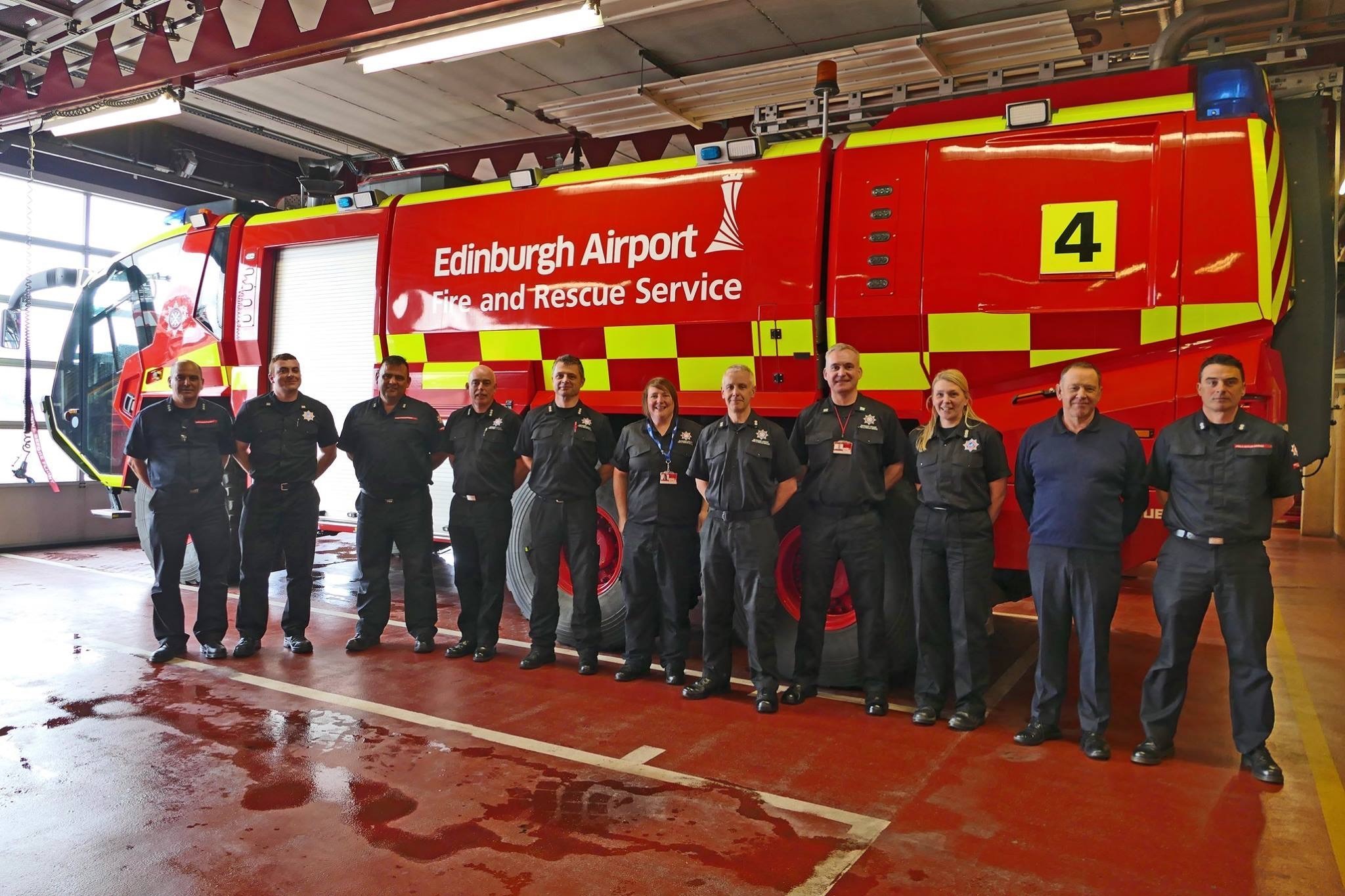 Airport Fire and Rescue Service Personnel Attend UK Incident Command ...